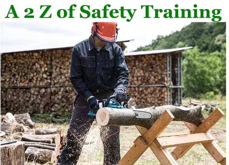 Chainsaw - our A 2 Z of Safety Training
